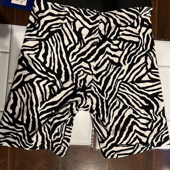 Champion | Shorts | Authentic Bike Short Abstract Zebra Print | Poshmark